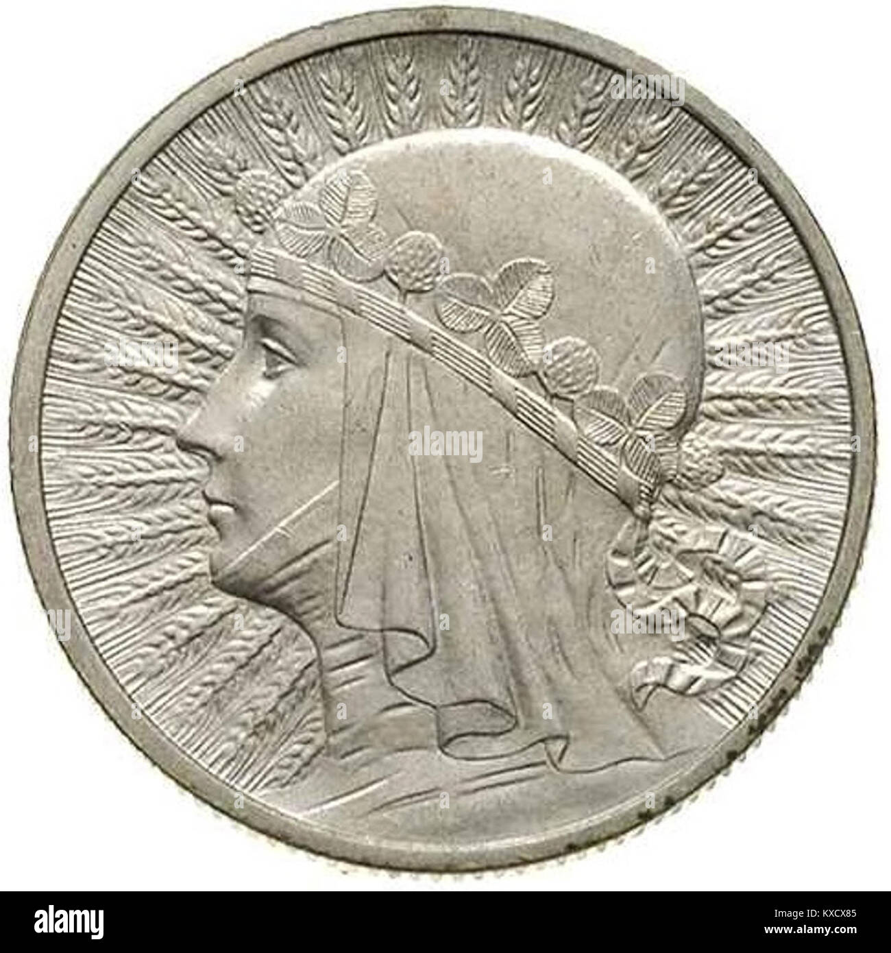 This image shows the front of the 2-zloty Polish coin, commonly used in ...