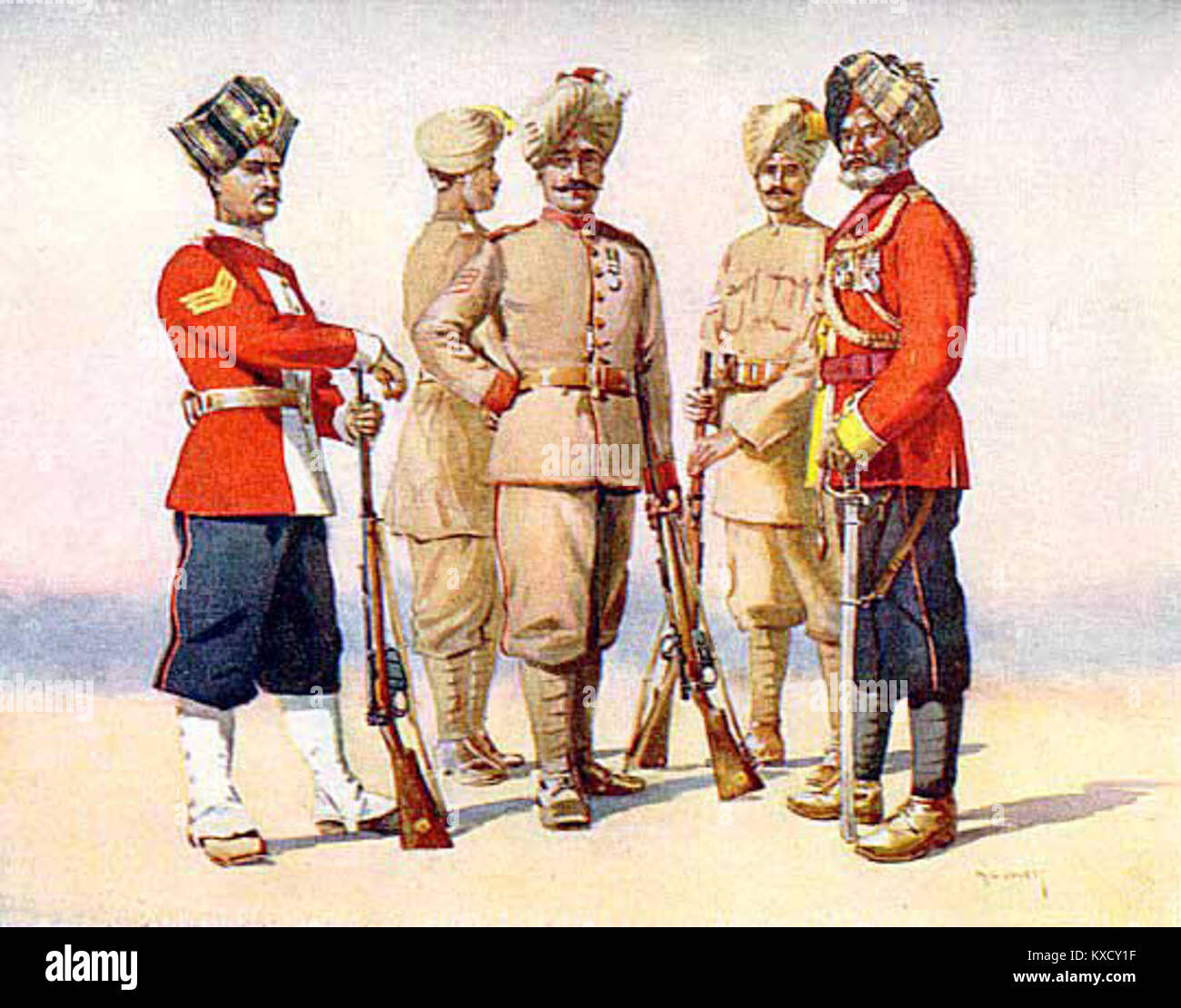 British regimental uniforms hi-res stock photography and images - Alamy