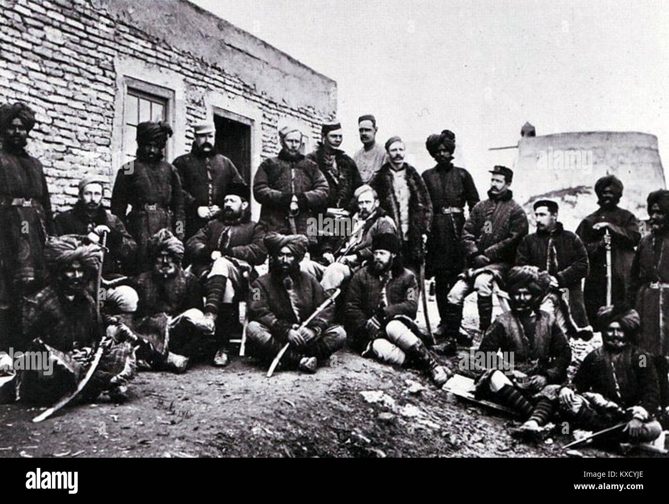The 3rd Sikhs Regiment of the British Indian Army in Kabul during the ...