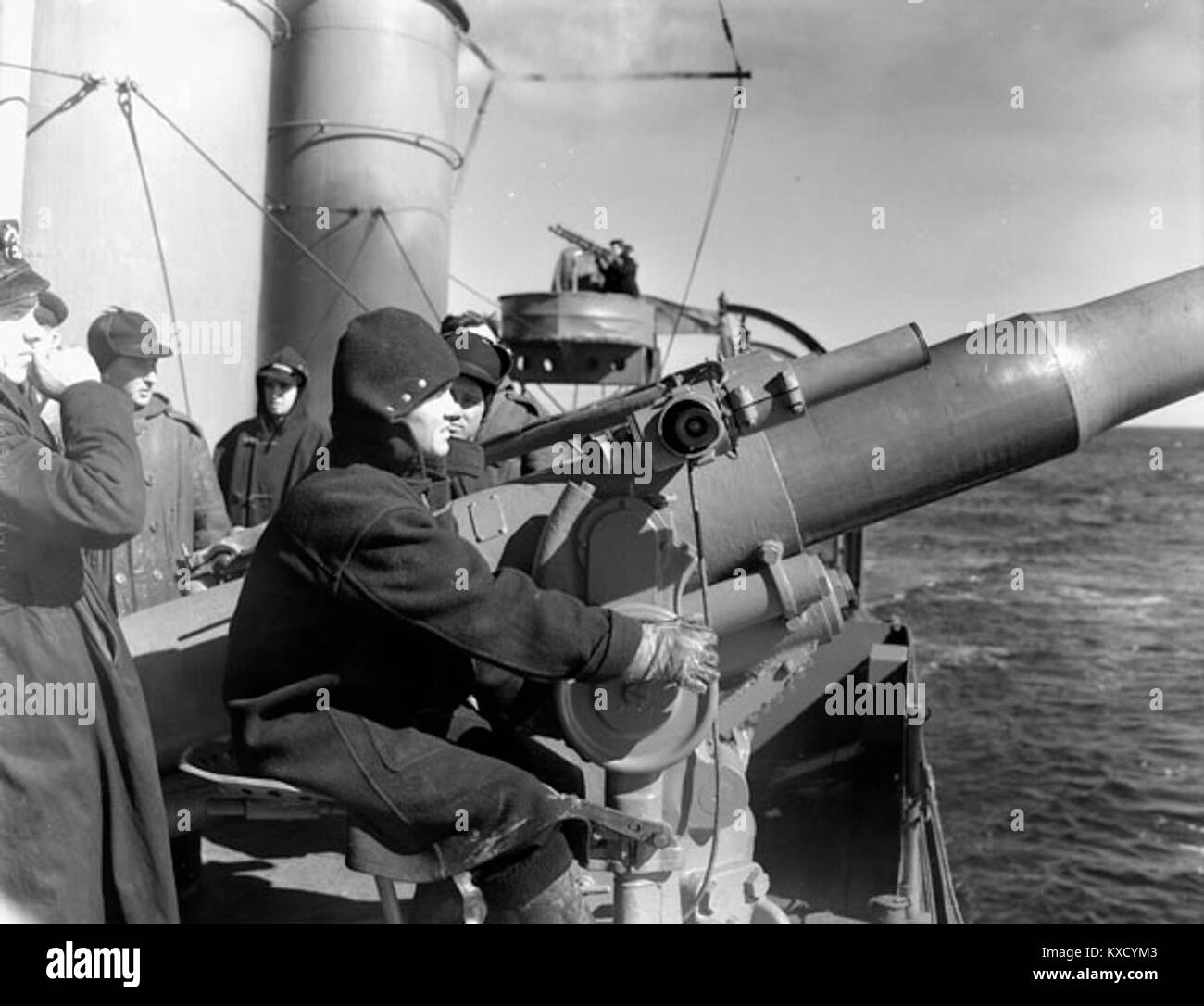 Crew weapon Black and White Stock Photos & Images - Alamy
