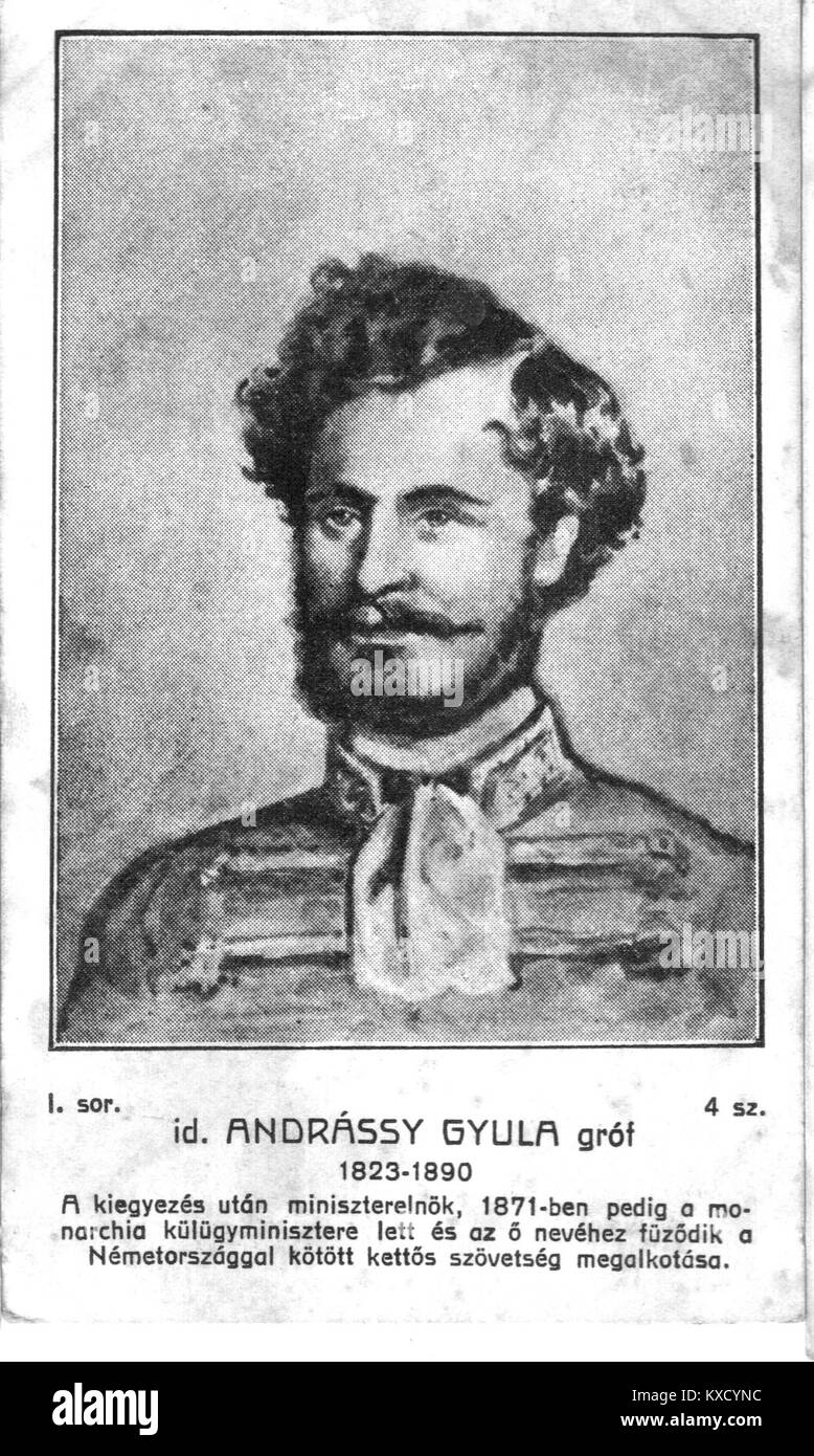 4. Andrássy Gyula Stock Photo - Alamy