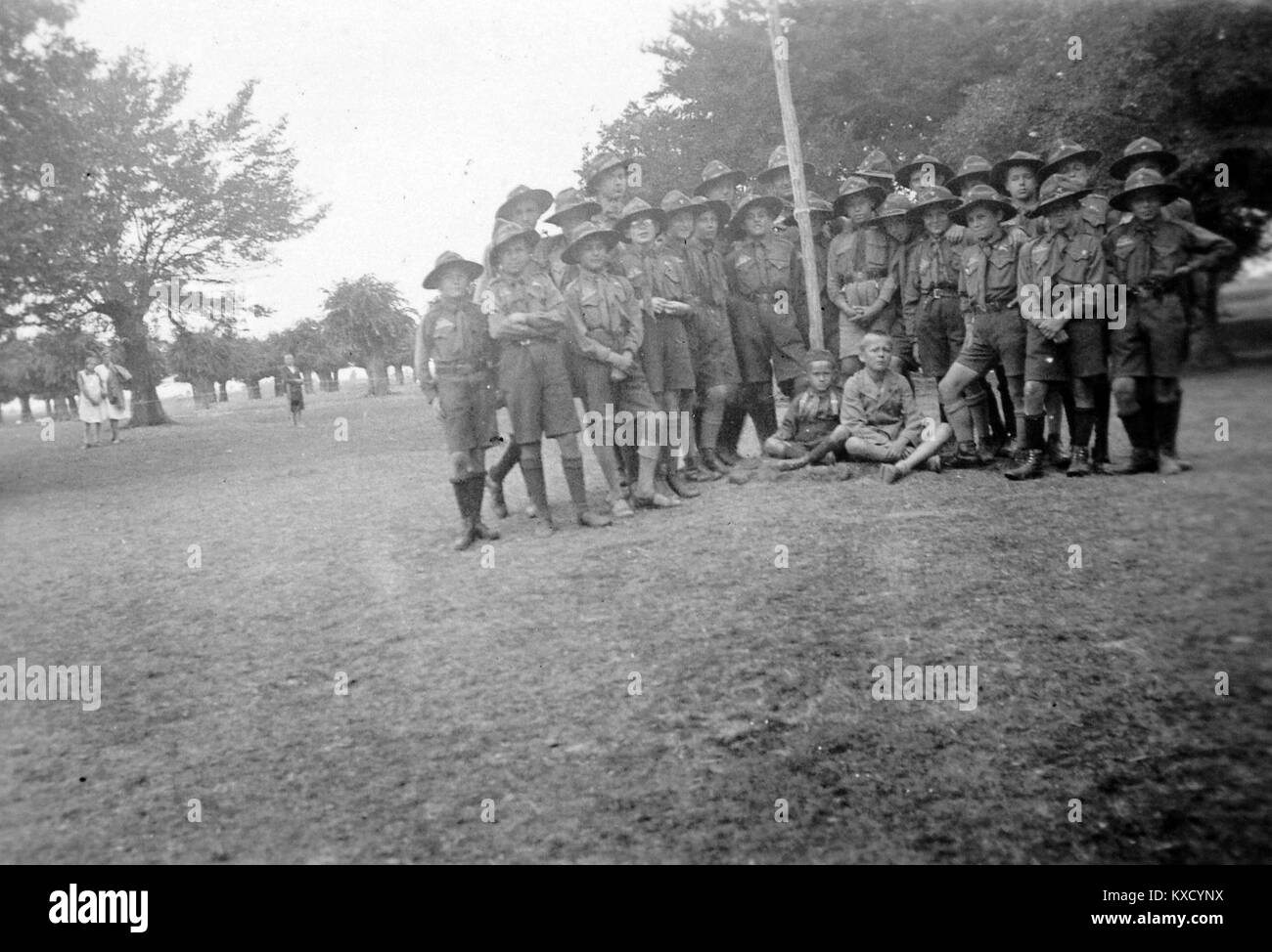 This image captures the International Scout Jamboree, an event for ...