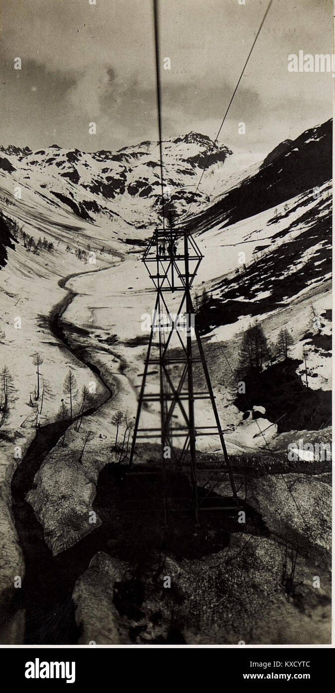 This photograph captures the 40-meter high support structure of the ...