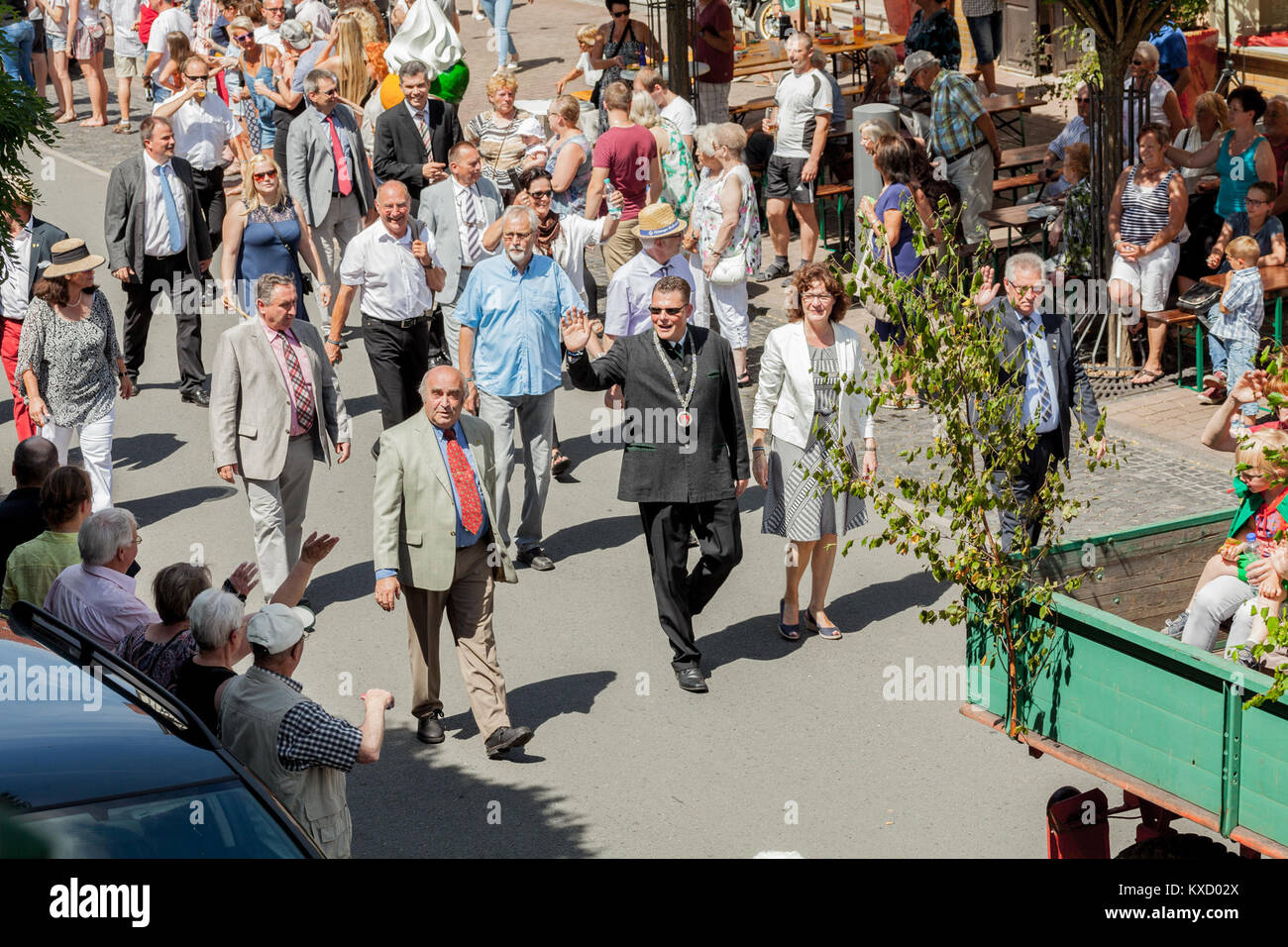 A photograph from the Wanfrieder Schützenfest 2016, a traditional ...