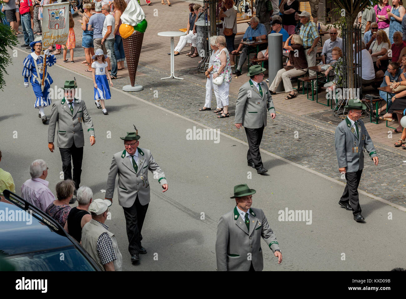 The Wanfrieder Schützenfest, held in 2016, is a traditional German ...