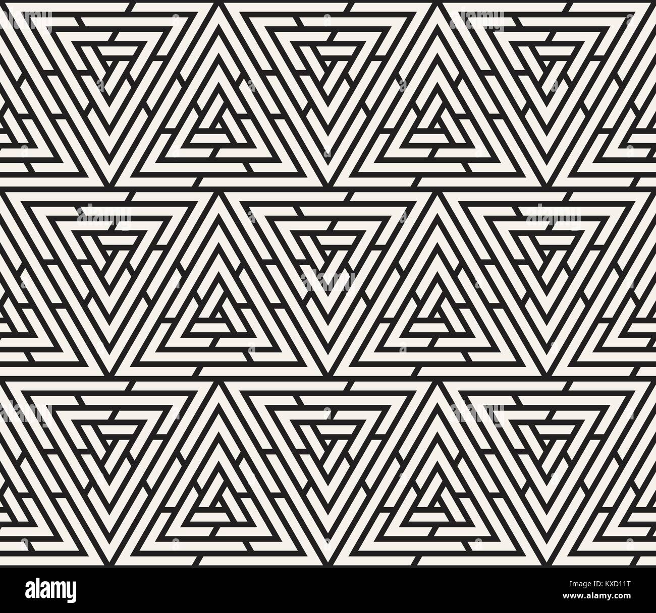 Vector seamless pattern. Modern stylish texture. Repeating geometric ...