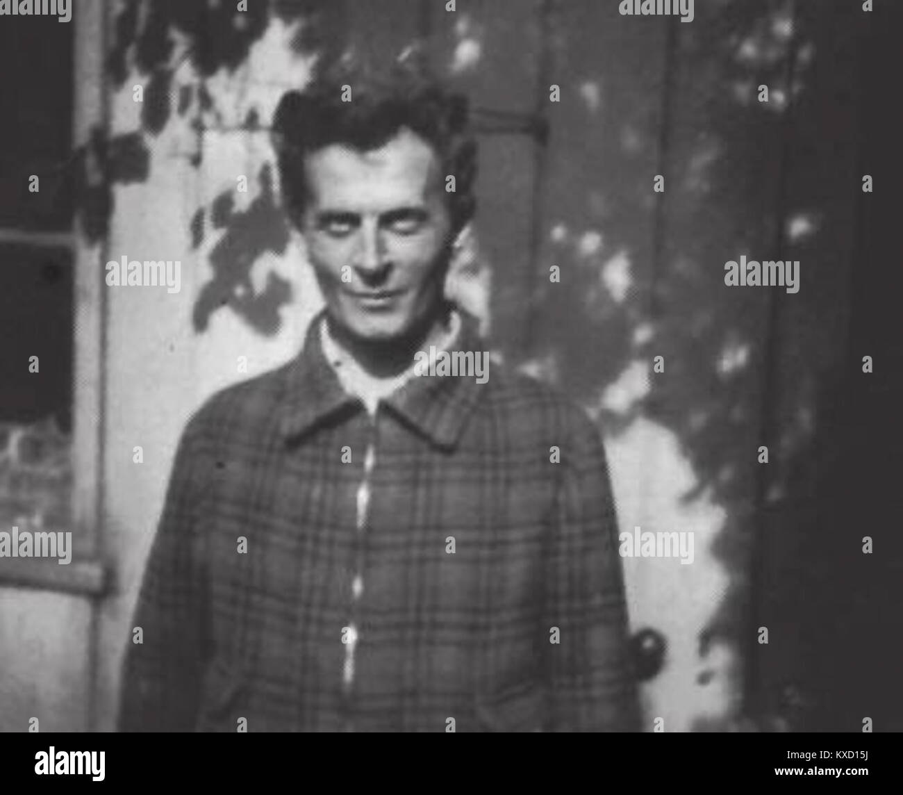 A photograph depicting philosopher Ludwig Wittgenstein in the Fellows ...