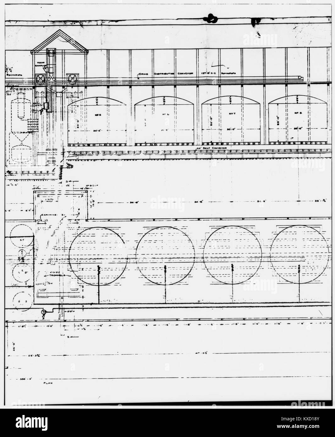 49. PHOTOCOPY OF DRAWING, AMMONIA LEACHING PLANT - Kennecott Copper ...