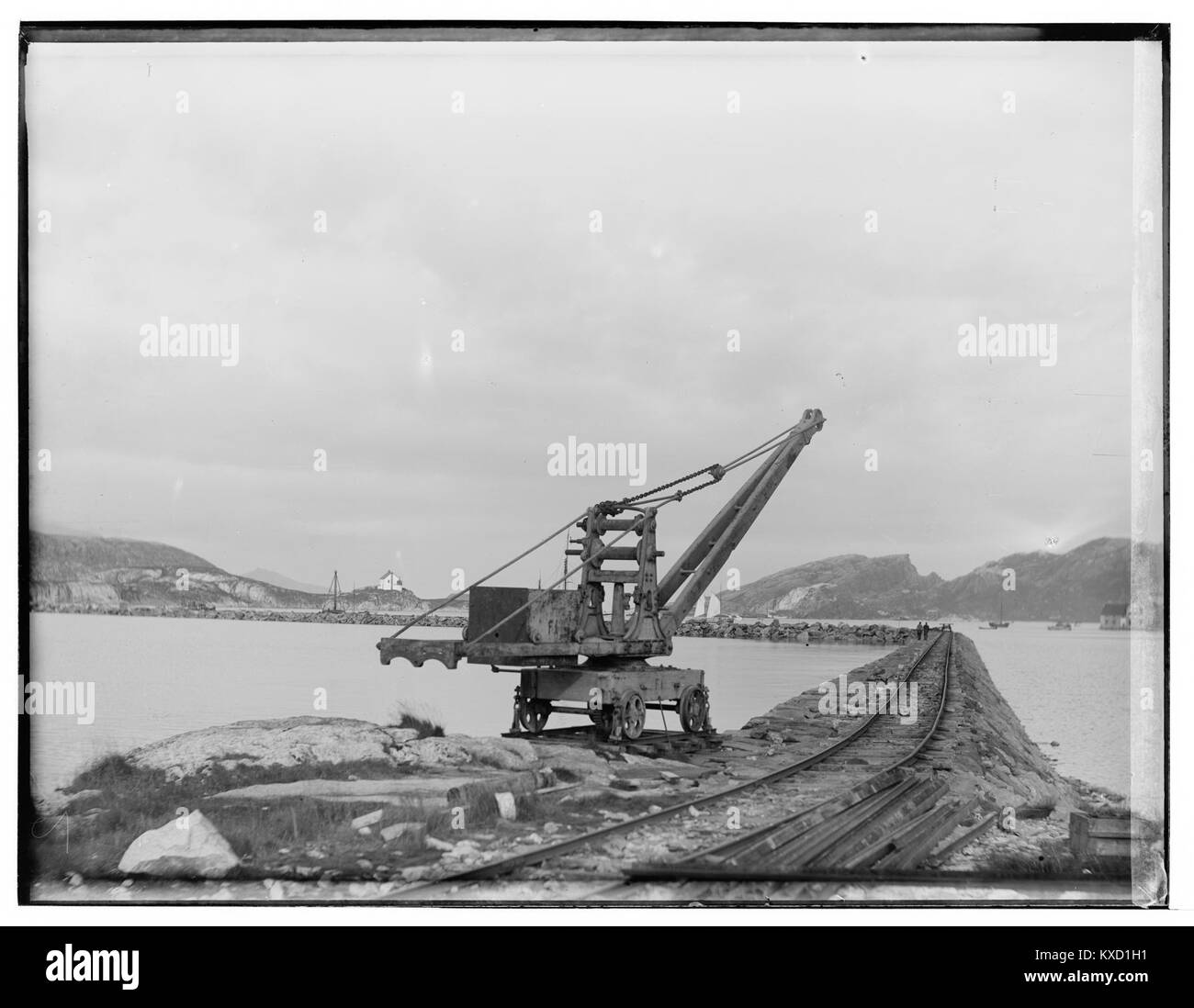 A 5-ton overhead trolley crane located in Bodø, Norway. The image shows the industrial equipment ...