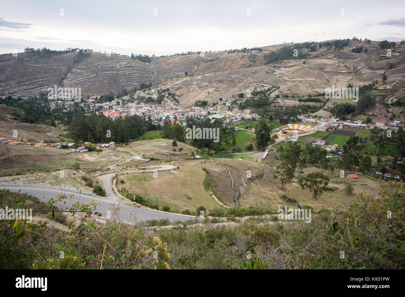 The Hills around La Encañada where the Michiquillay Copper Mega-Mine is ...