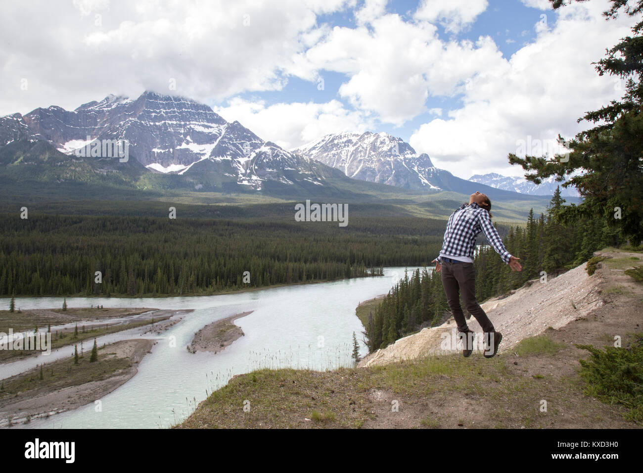 Jumping mountains nature hi-res stock photography and images - Alamy