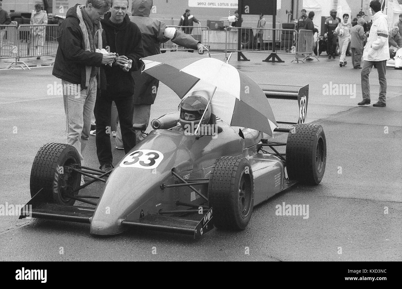 American privateer John Lee in his Ralt RT32, British Formula 3 race ...