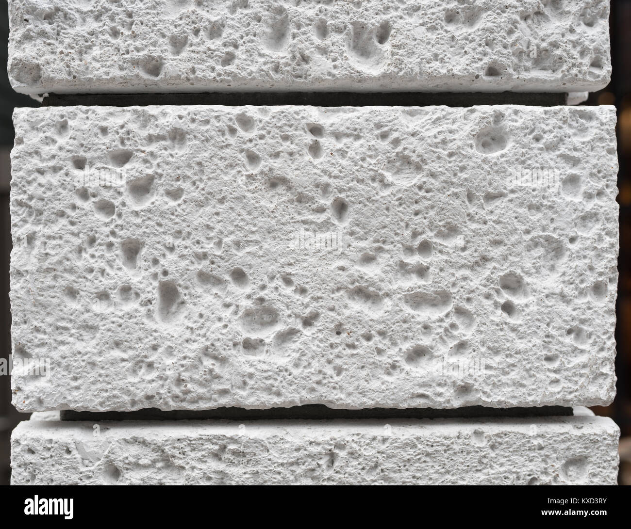 white rough sponge stone brick texture for decoration Stock Photo - Alamy