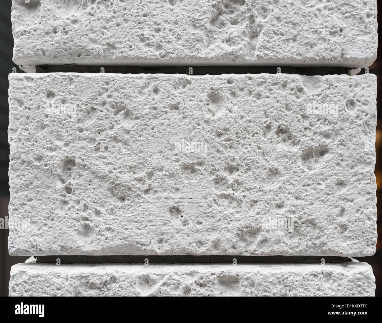 white rough sponge stone brick texture for decoration Stock Photo - Alamy