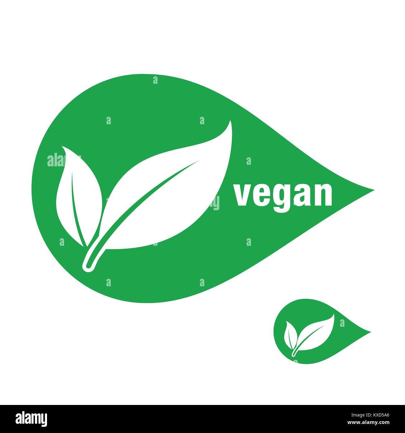 Vegan friendly green word Stock Vector Images - Alamy