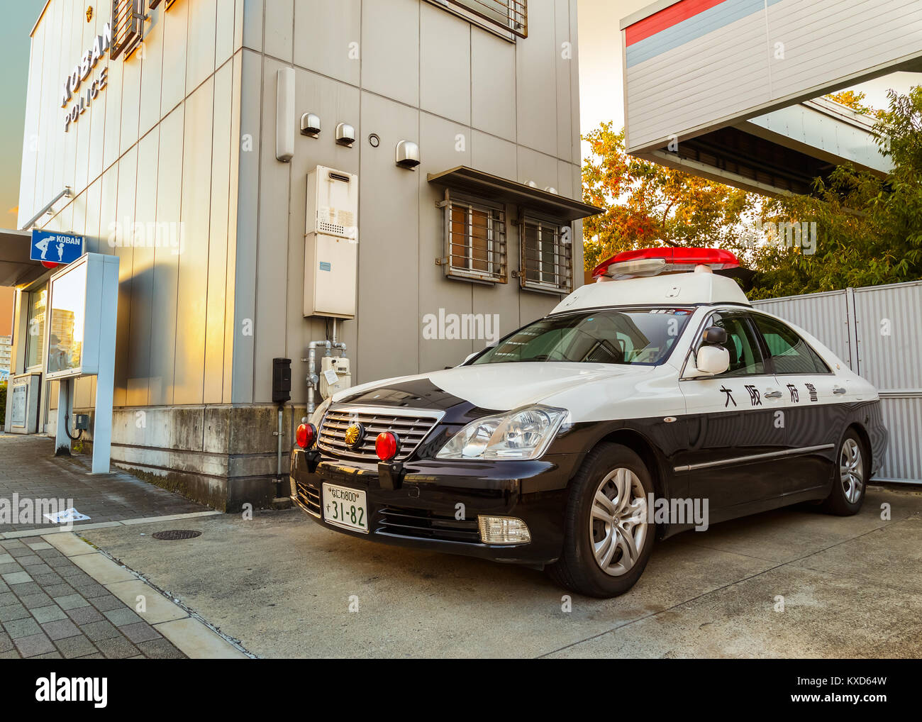 Osaka police car hi-res stock photography and images - Alamy