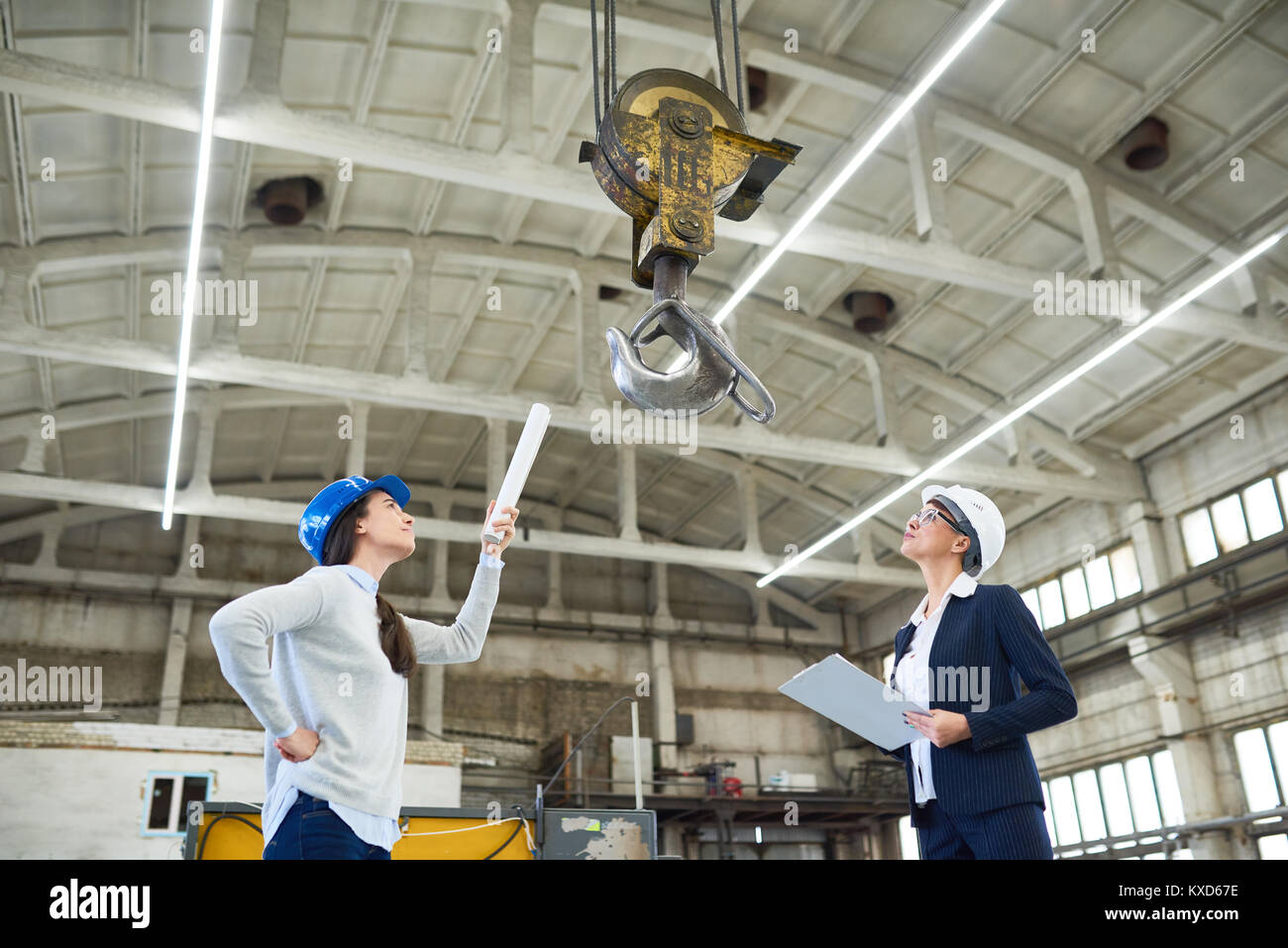 Modern Female Engineers at Work Stock Photo - Alamy