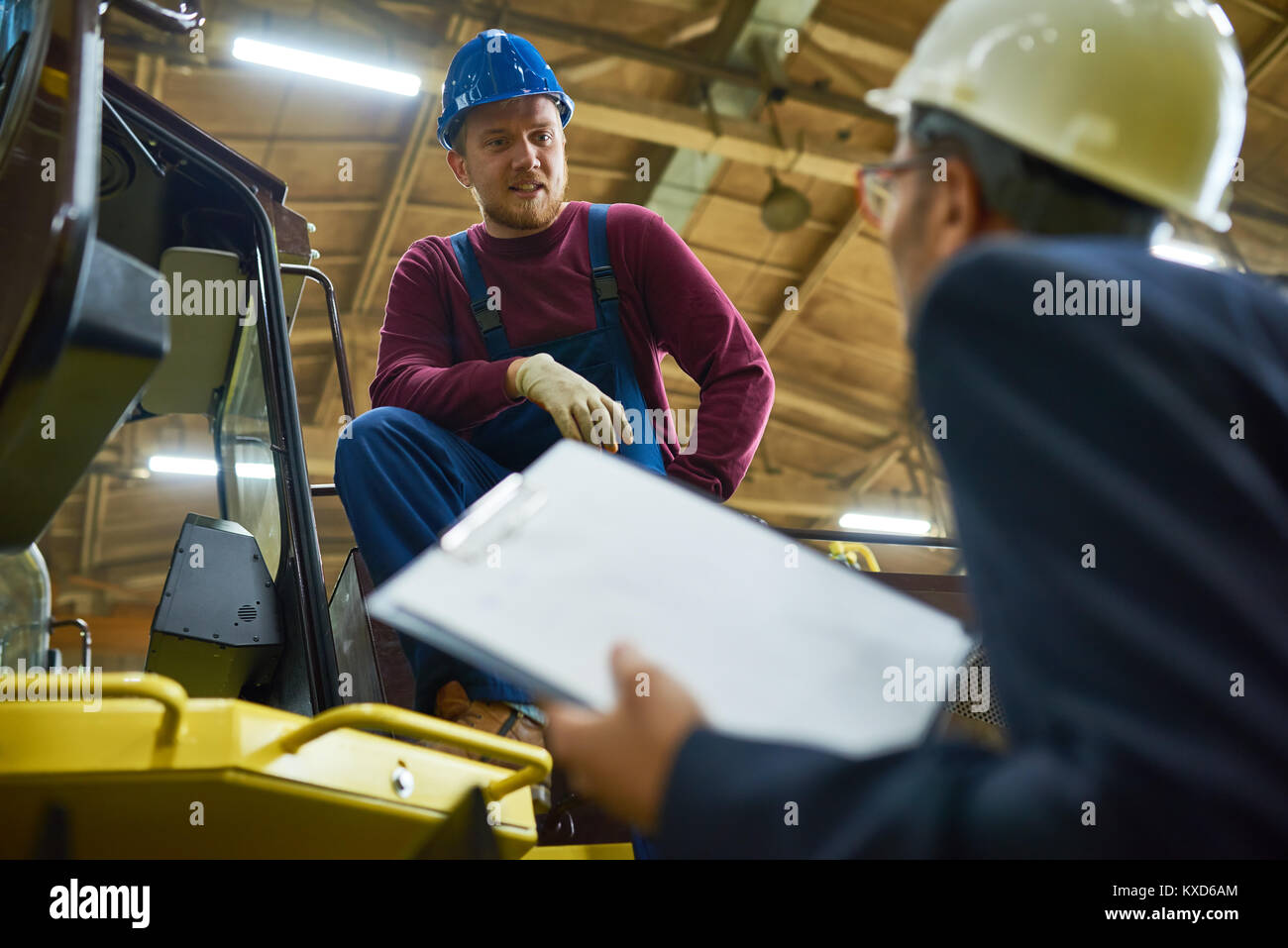 Inspector Wrapped up in Work Stock Photo - Alamy