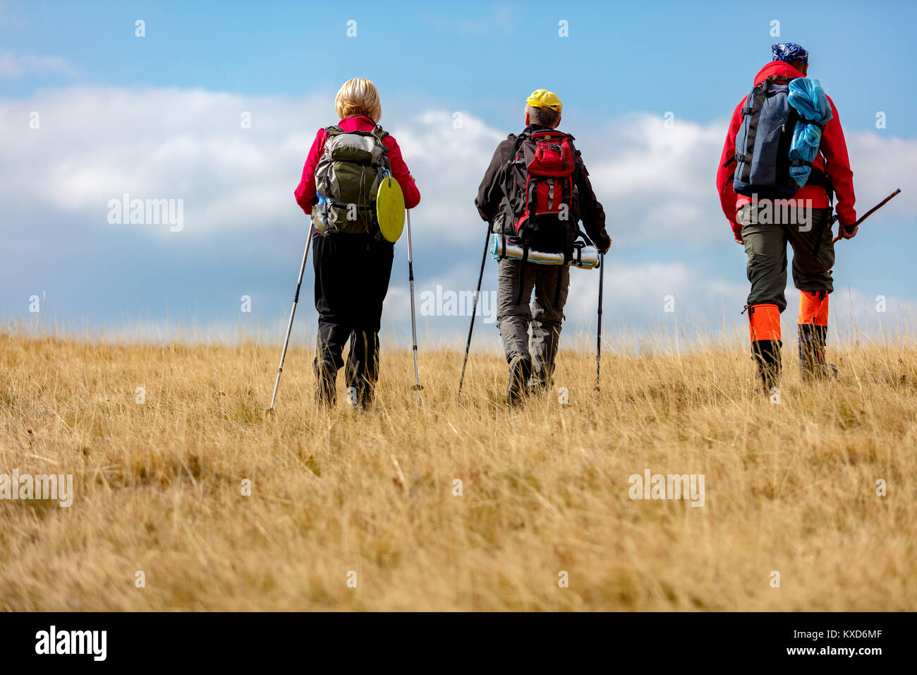 Group Of People Walking Countryside Stock Photos & Group Of People ...