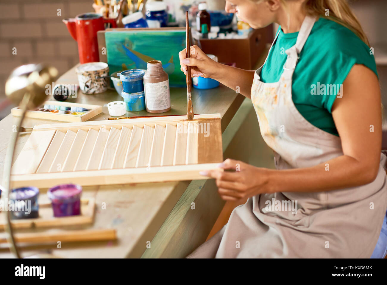 Creative young woman artist in hi-res stock photography and images - Alamy