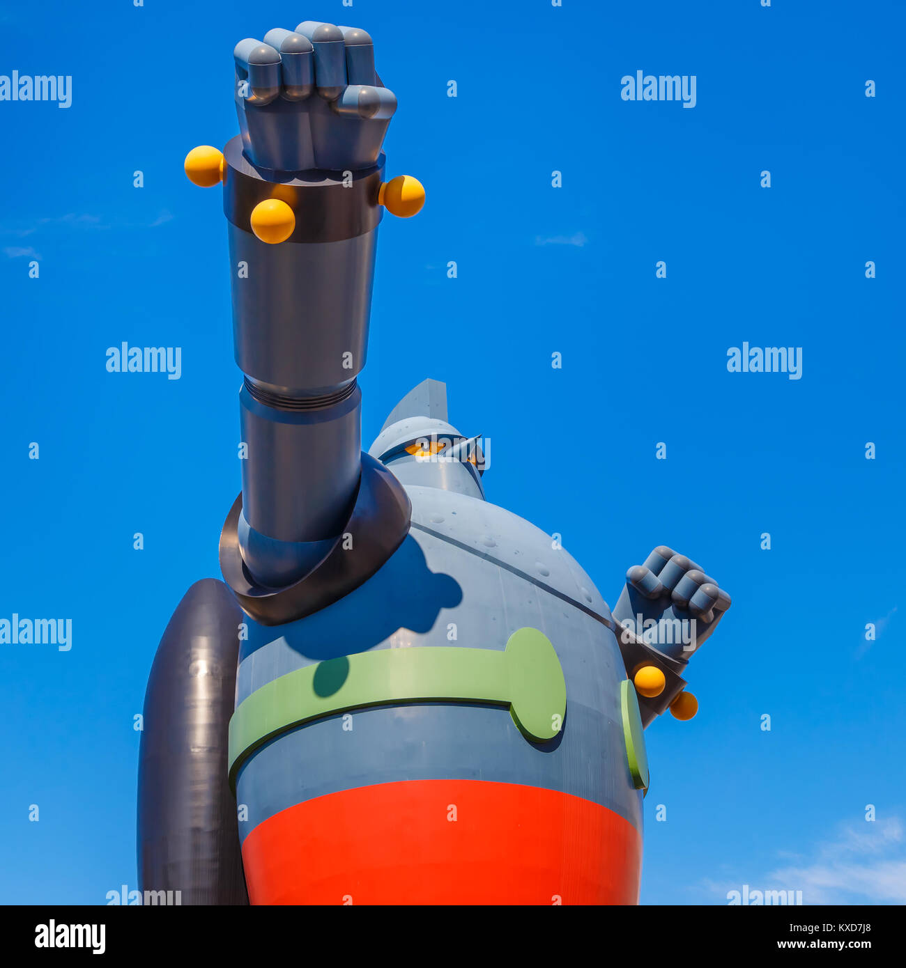 Japanese cartoon character statue on hi-res stock photography and ...