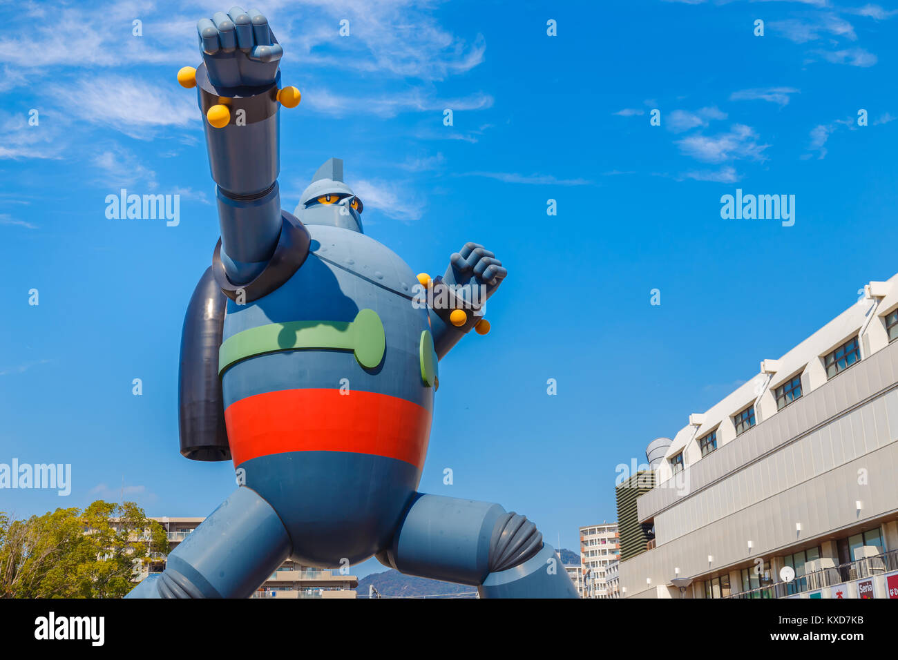 Japanese cartoon character statue on hi-res stock photography and ...