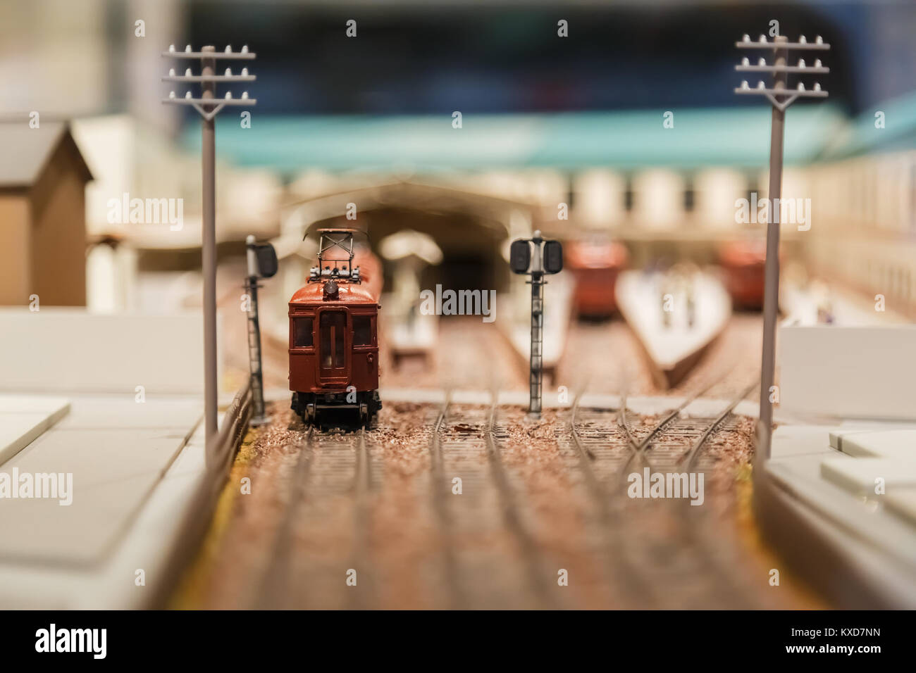 Early japanese miniature railway hi-res stock photography and images ...