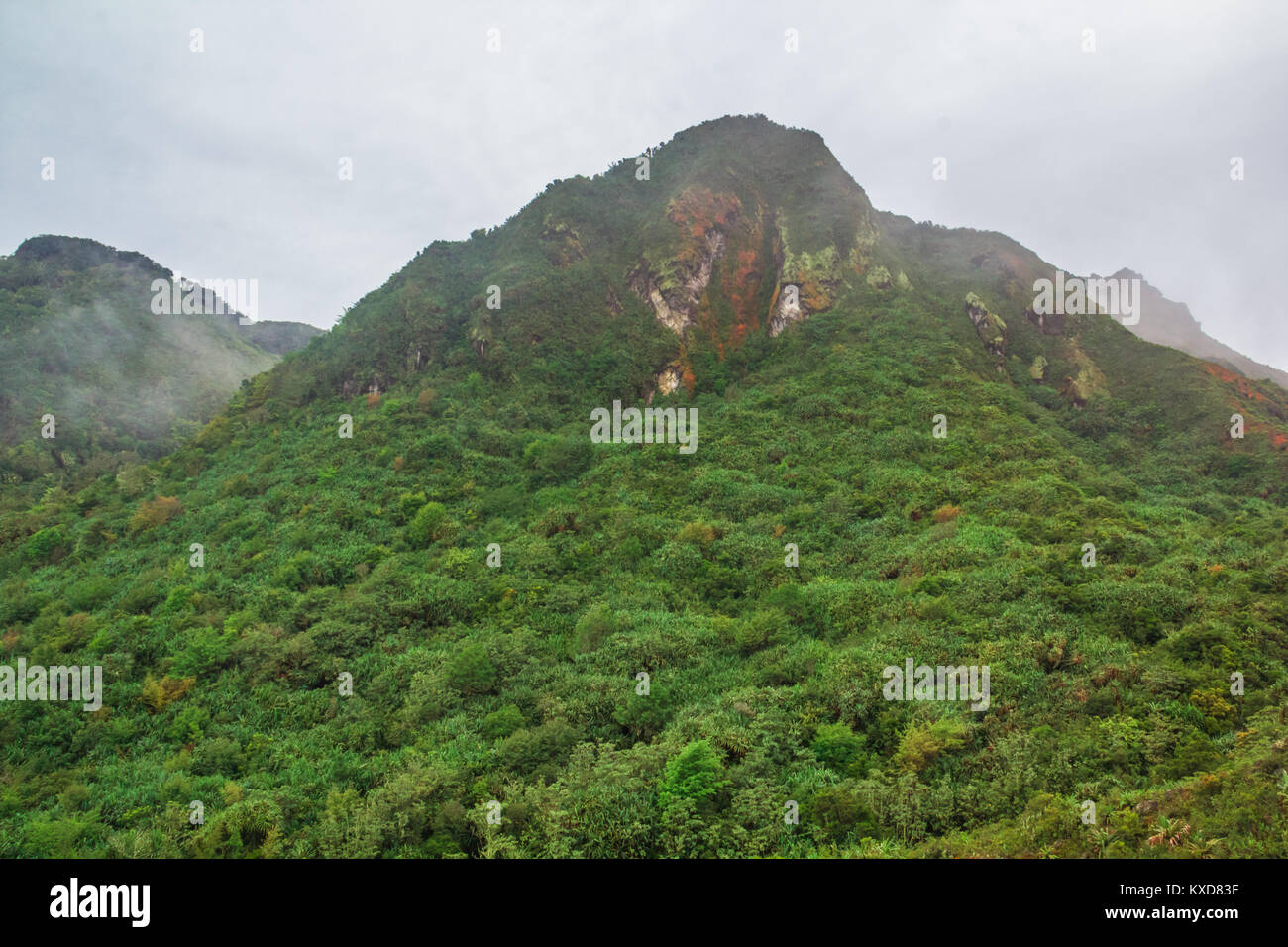 Gunung Sinabung Volcano, View from Mount Sibayak, Medan, Indonesia ...