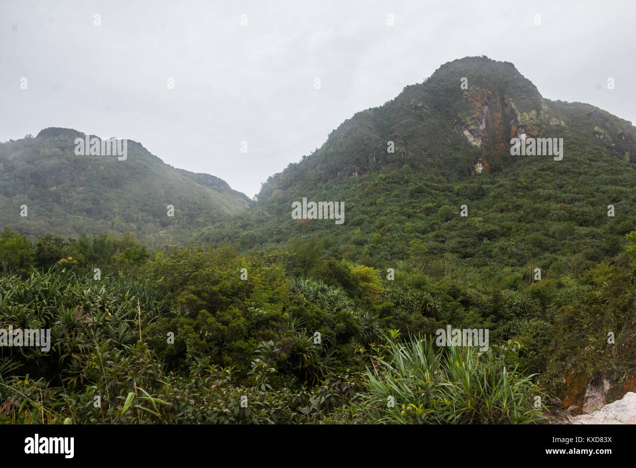 Gunung Sinabung Volcano, View from Mount Sibayak, Medan, Indonesia ...