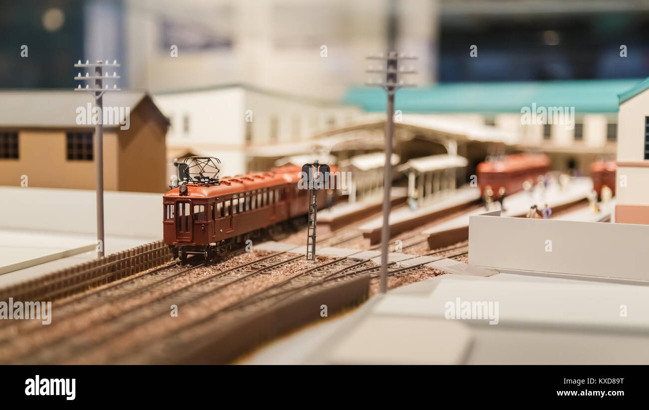 Early japanese miniature railway hi-res stock photography and images ...