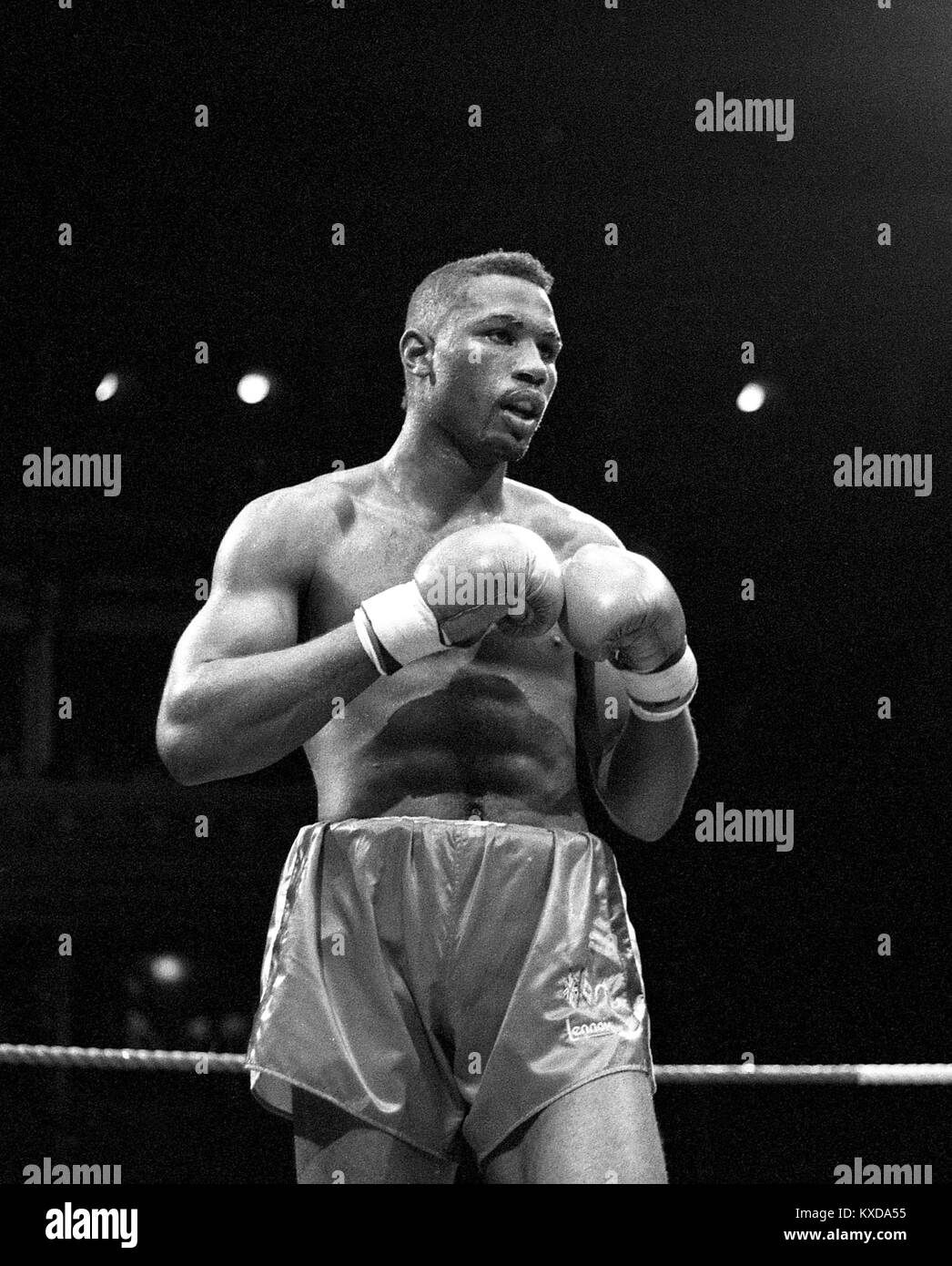 Lennox Lewis versus Ossie Ocasio at The Royal Albert Hall, London ...