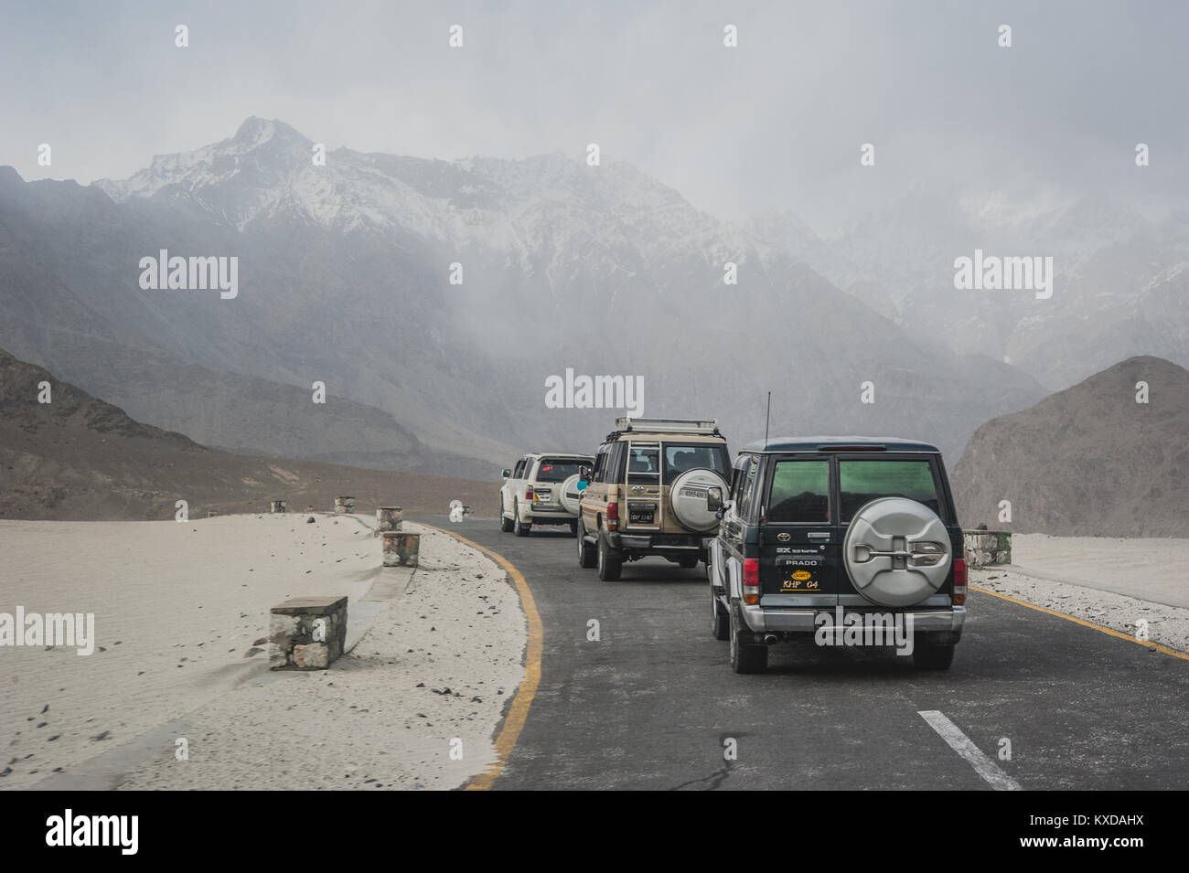 Road Through Cold Desert, Skardu, Pakistan Stock Photo - Alamy