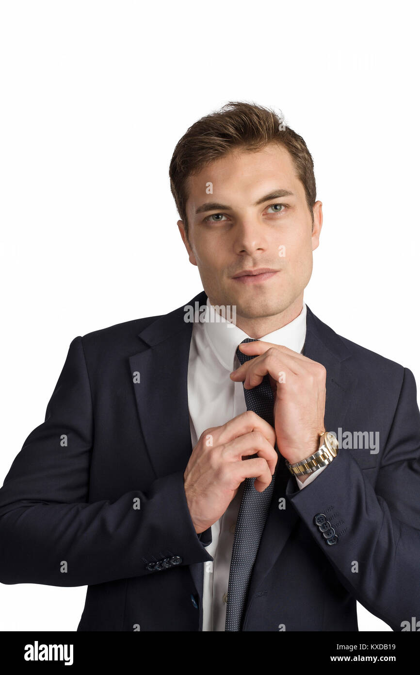 Smart man suit tie hi-res stock photography and images - Alamy