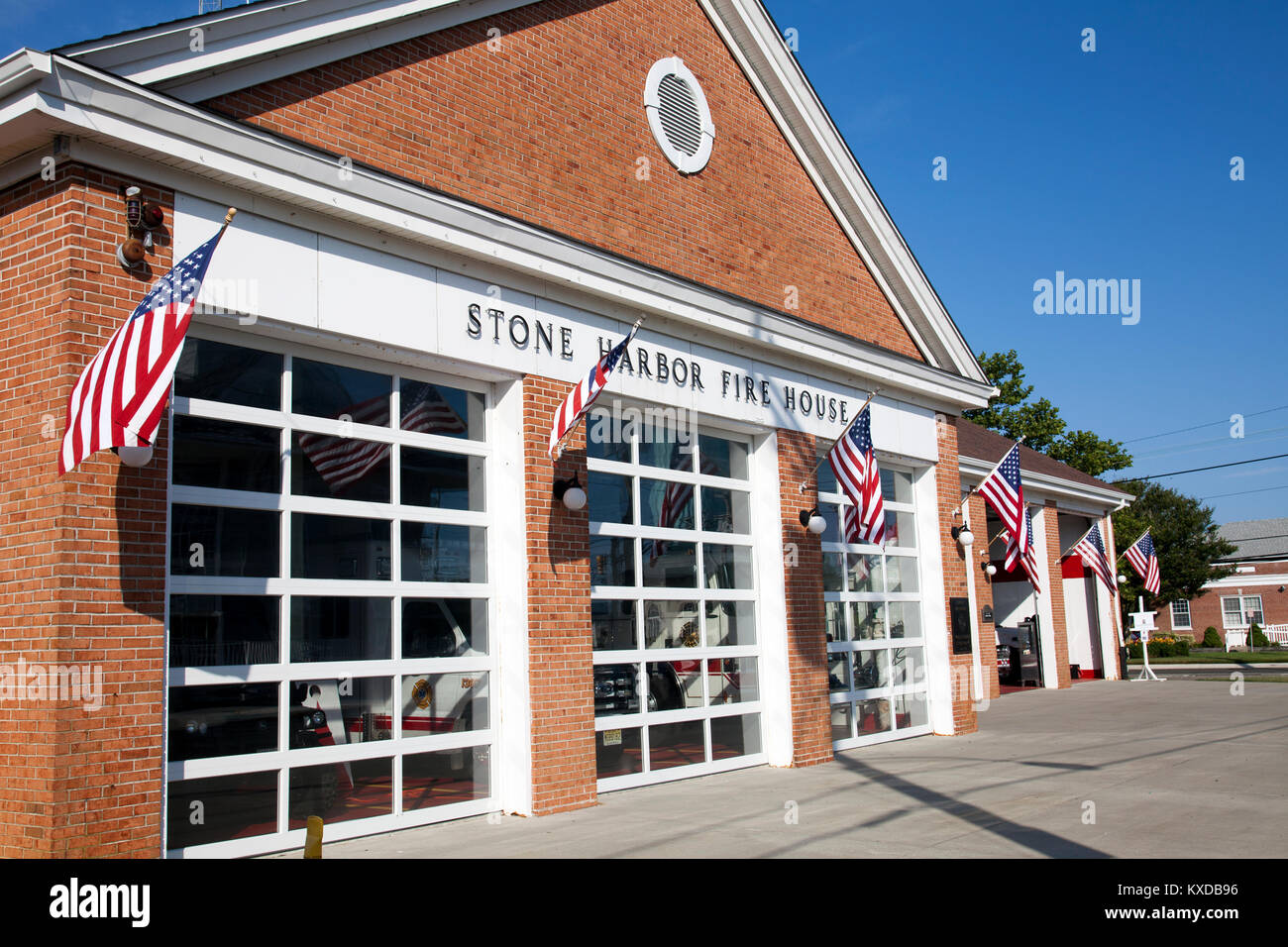 Stone Harbor Fire House in Stone Harbor, NJ - USA Stock Photo - Alamy