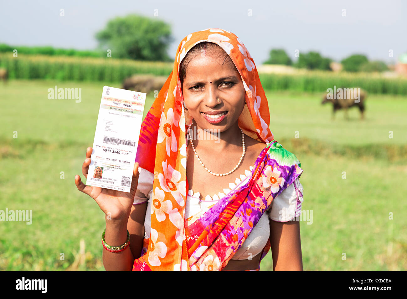 Aadhaar card hi-res stock photography and images - Alamy