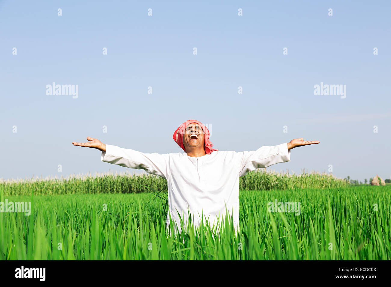 Indian man standing happy hi-res stock photography and images - Alamy