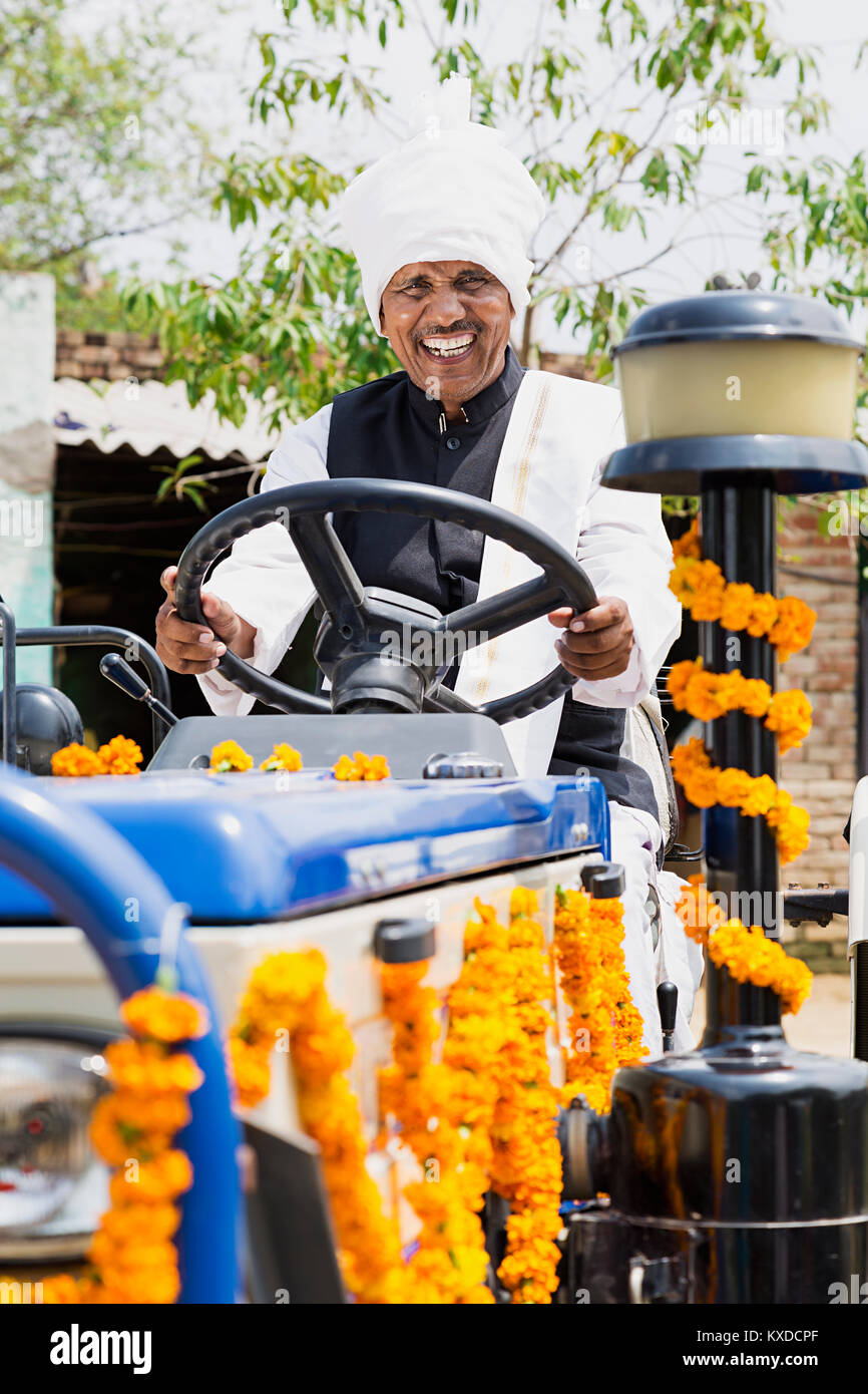 Indian village man hi-res stock photography and images - Alamy
