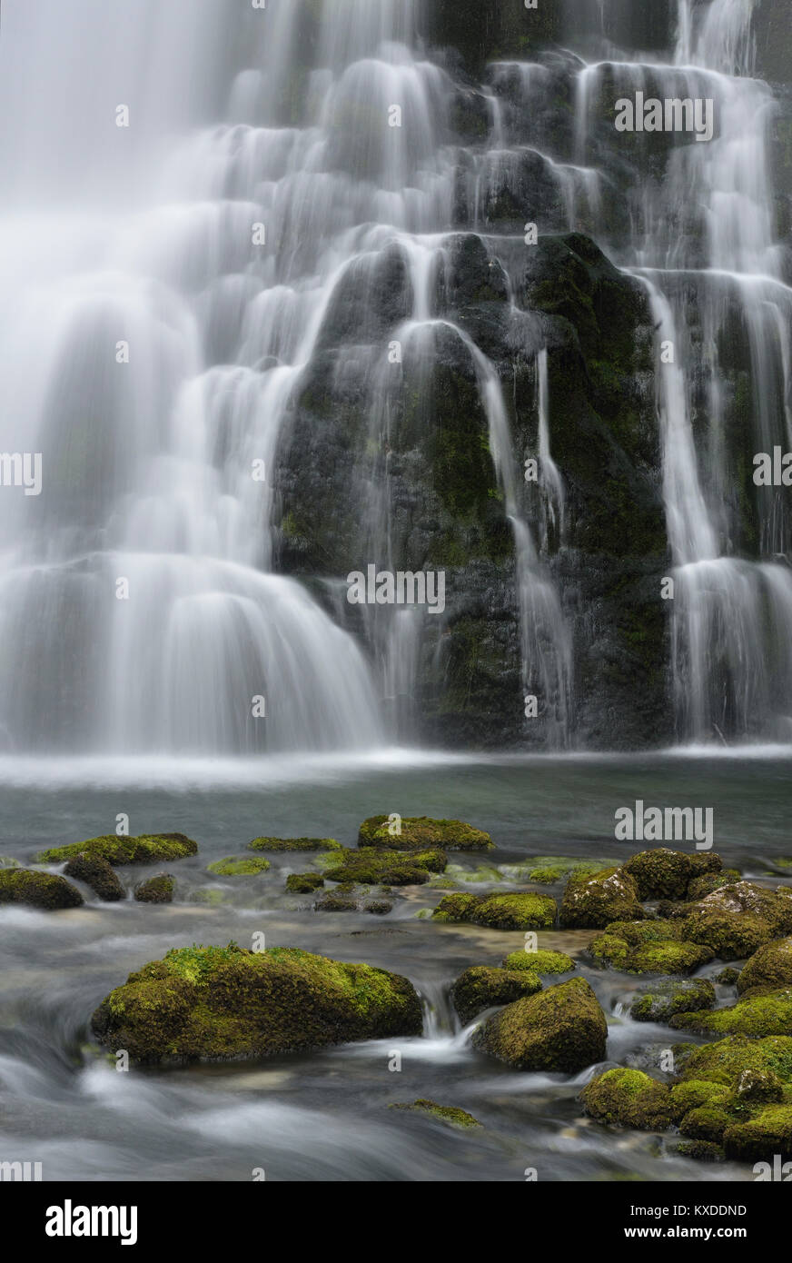 Detail of the Golling Waterfall,near Golling an der Salzach,Austria ...