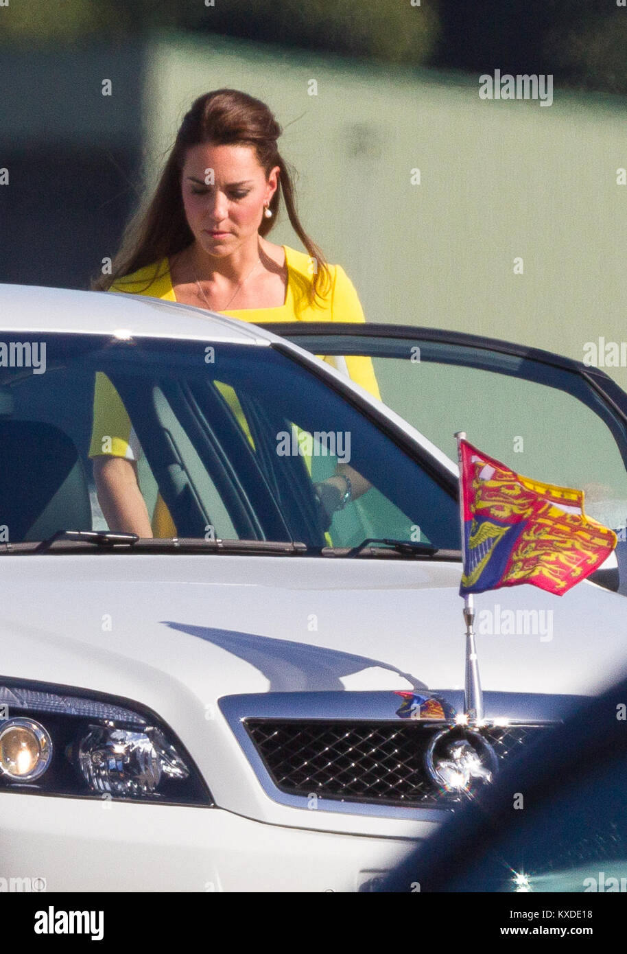 Their Royal Highnesses the Duke and Duchess of Cambridge arrive at ...