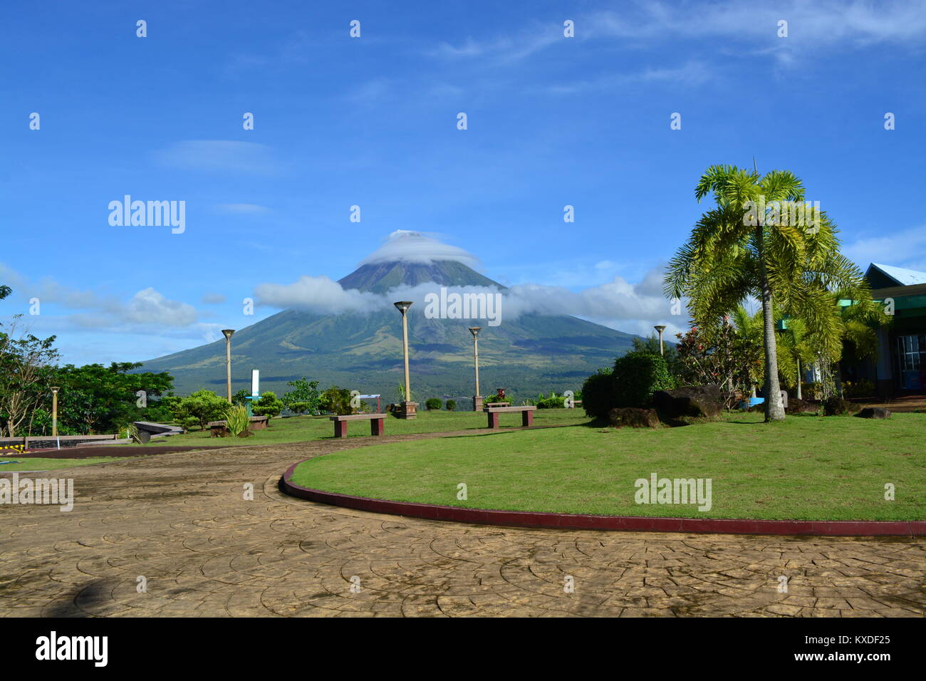 A perfect cone of possible disaster Stock Photo - Alamy
