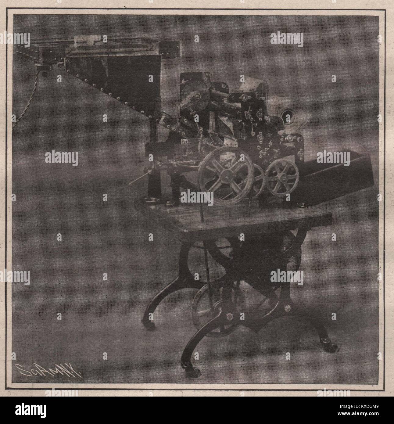 An Electro-Mechanical Coin Counting and Wrapping Machine Stock Photo ...