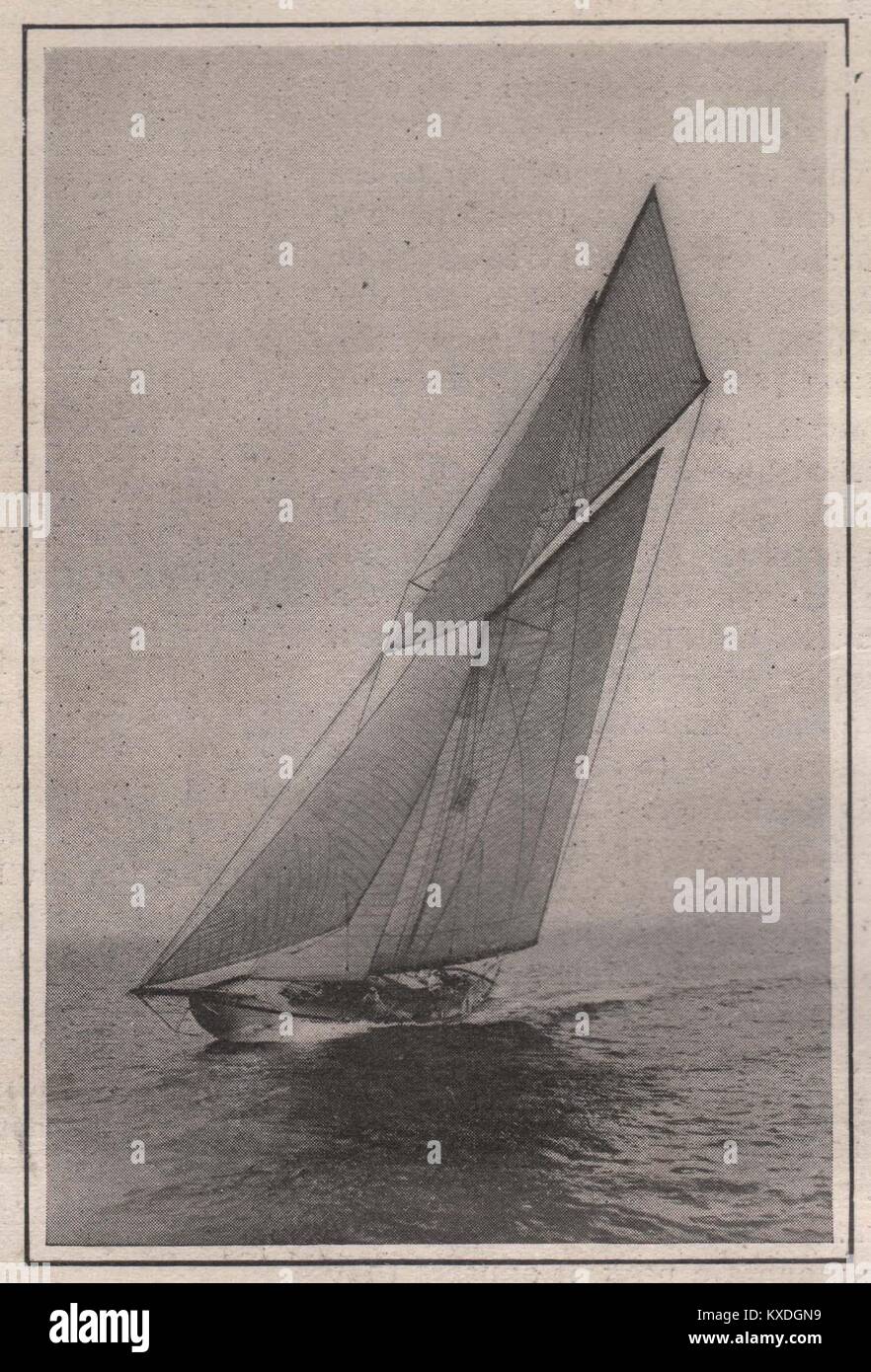 Sloop "Weetamoe." entered, Did Not Race, Length water-line, 56 feet ...