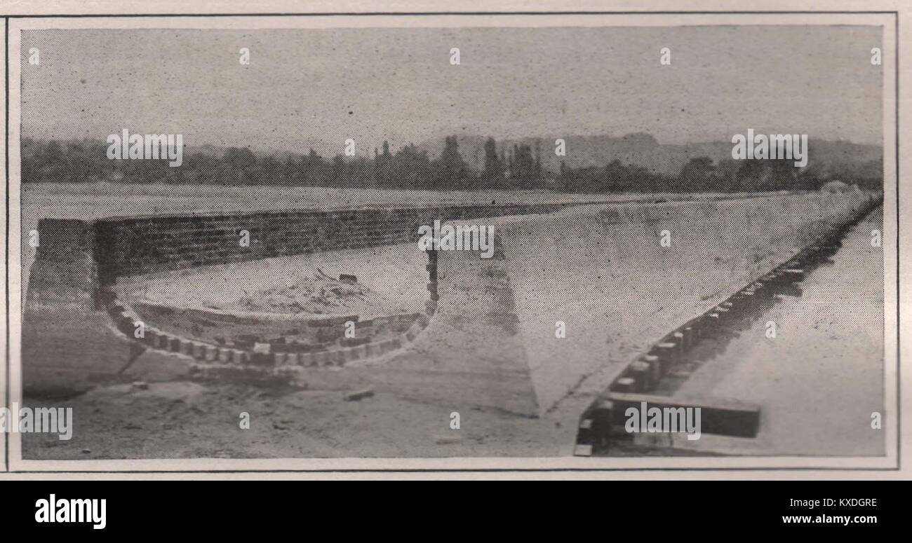 Laying the Outfall sewer across the swamp Lands Stock Photo - Alamy