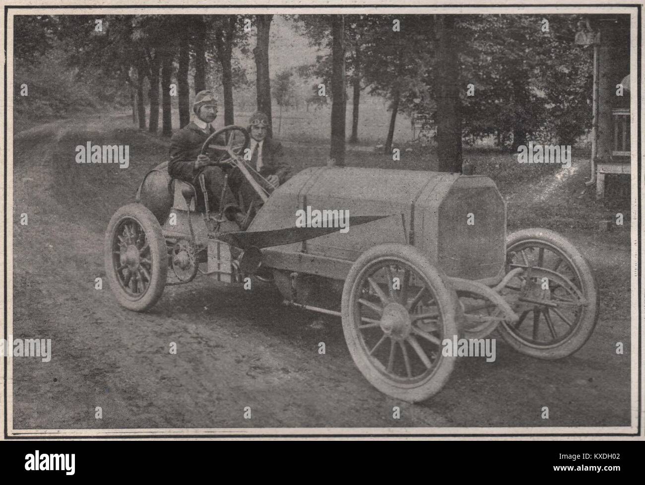 Tracy and Poole on the Winning Locomobile racer. Despite the trouble on ...
