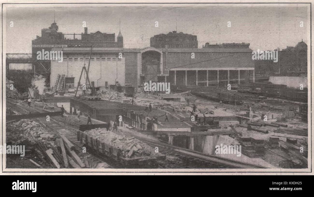 Northeasterly Portion of Grand Central Yard, showing Sub-station ...