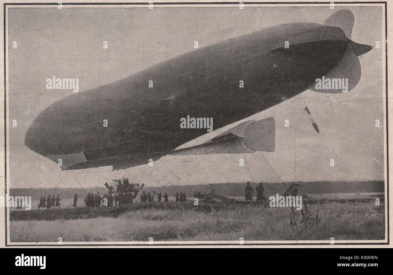 The New French Dirigible "Patrie Stock Photo - Alamy