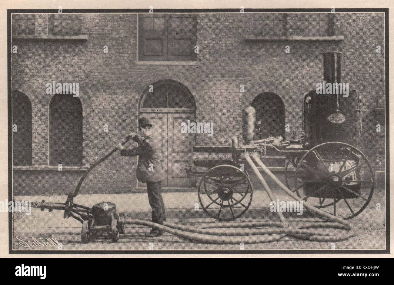 Fire-Engine Intended for Hydraulic mining of Precious Stones Stock ...