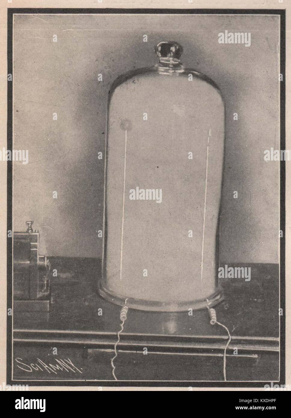Sir Oliver Lodge's experiment in the Dispersion of Fog by electricity ...