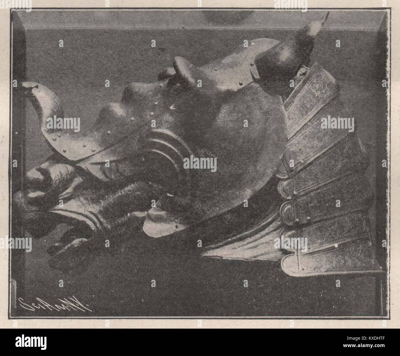 The Chamfron (Horse's Head piece) Worn by the Charger of Henri II Stock ...