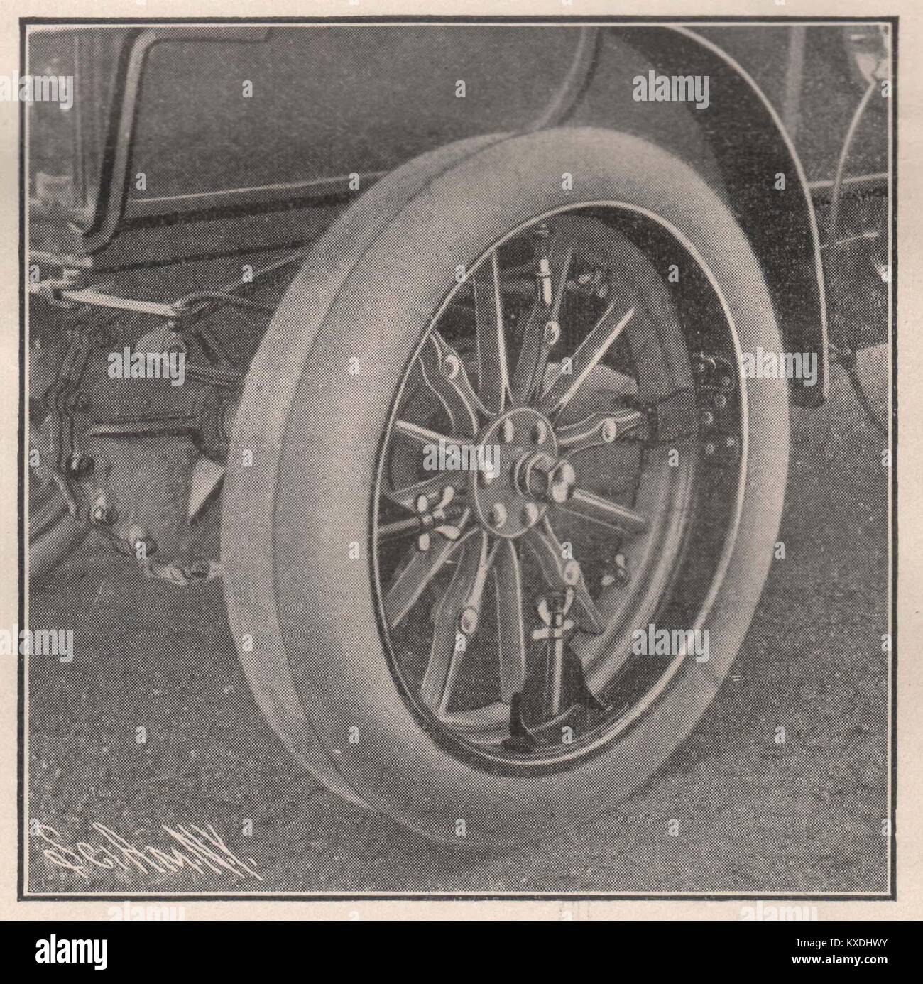 Novel Spare wheel and Tire Device for Automobiles Stock Photo - Alamy